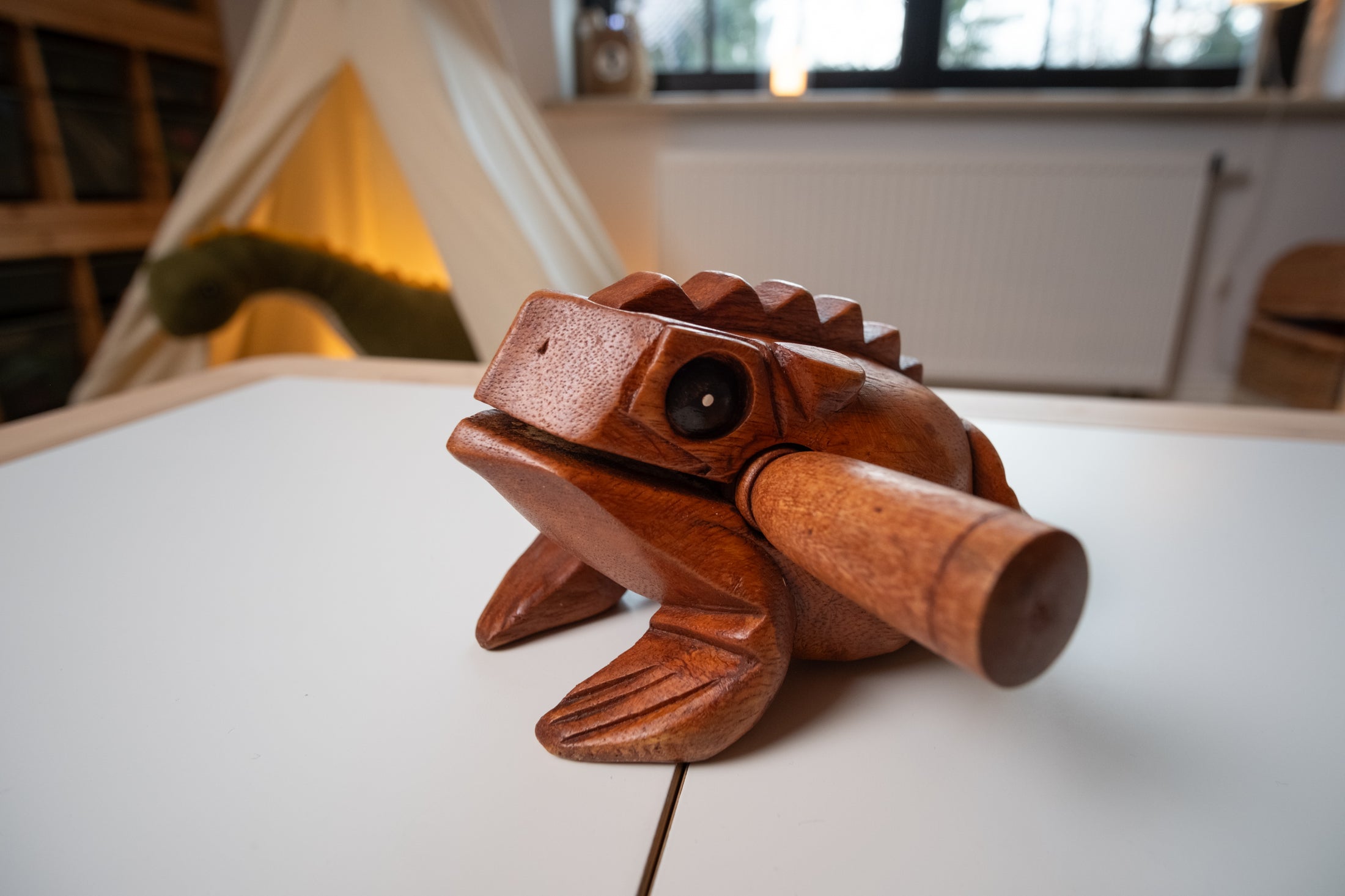 Wood Frog Guiro Rasp – Wise Harmony